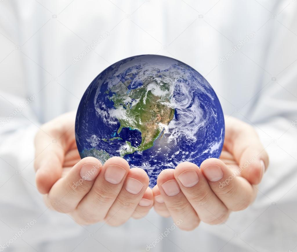 Earth in hands Stock Photo by ©sqback 26745865