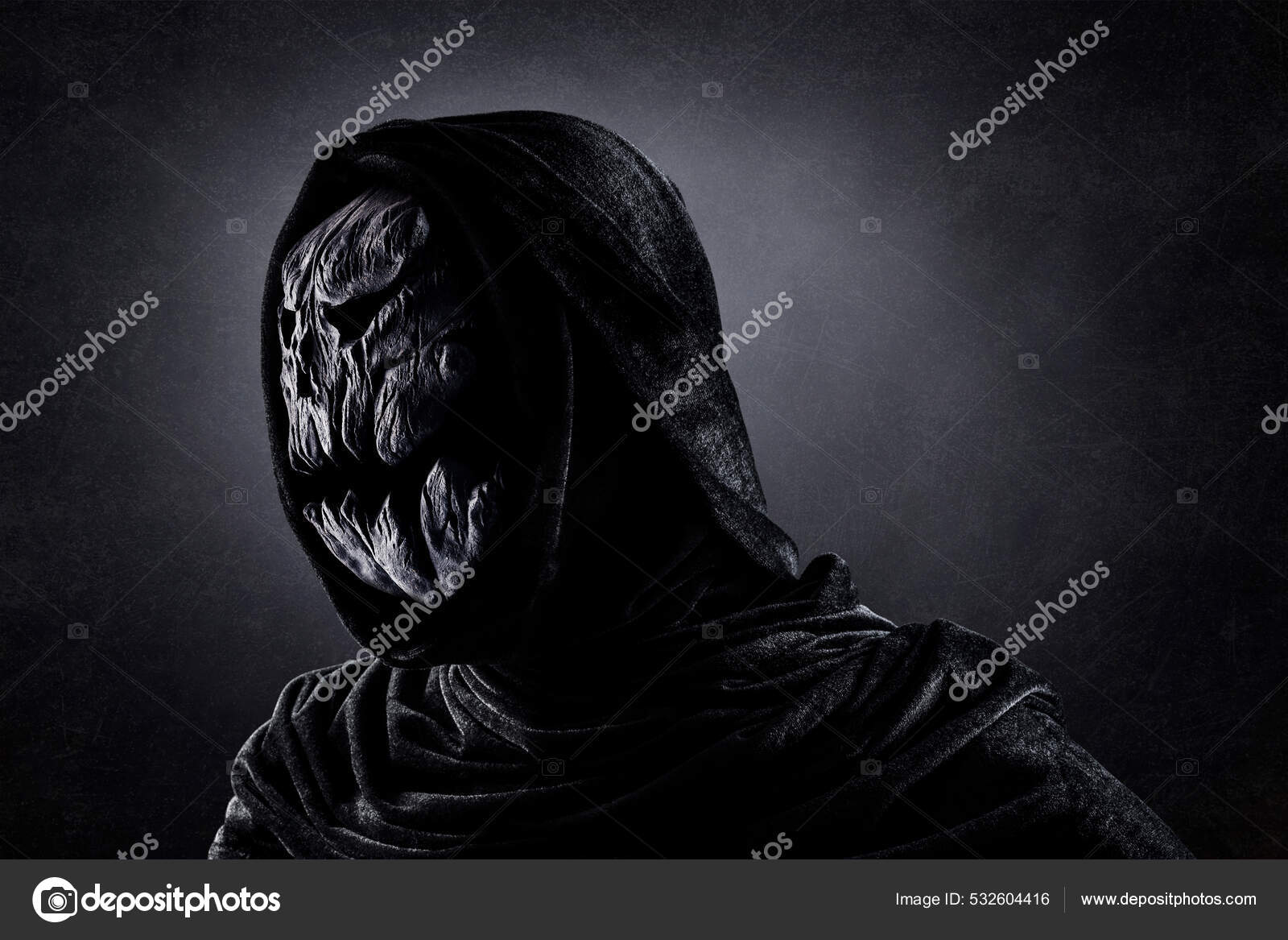 Creepy Monster Dark Misty Background Stock Photo by ©sqback 532604416