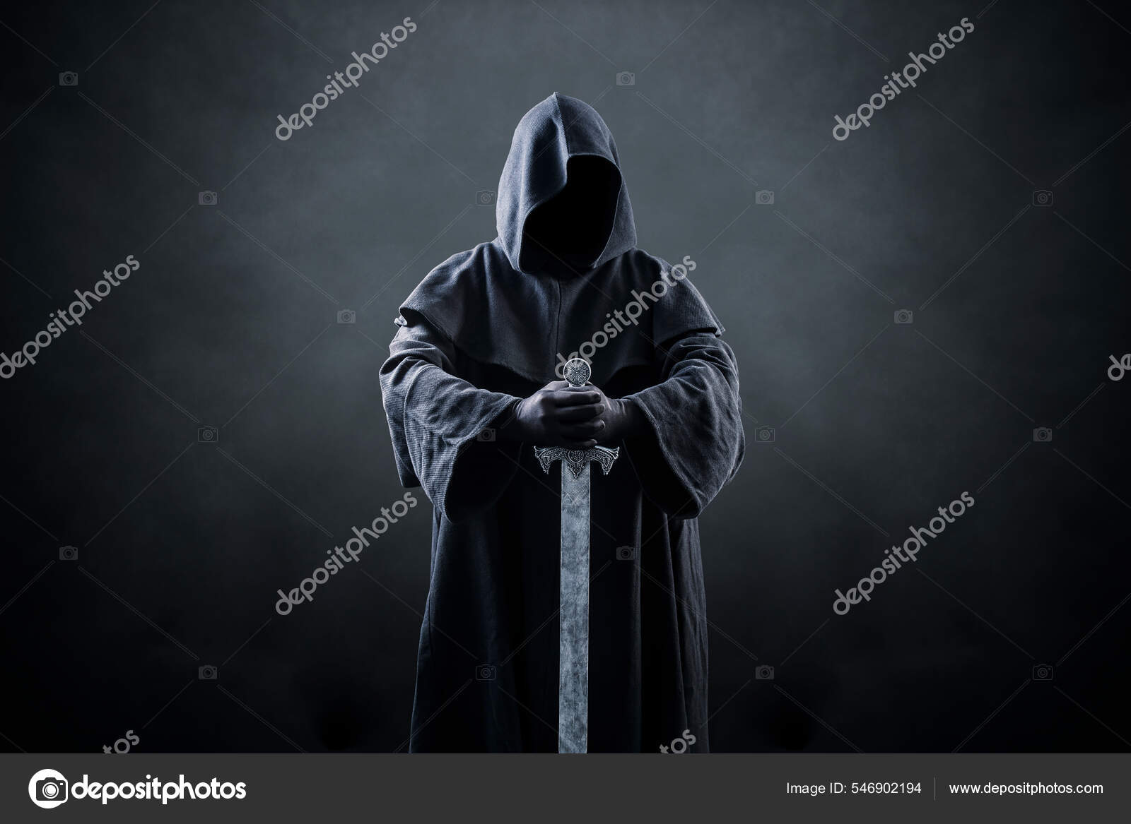 Hooded Dark Warrior