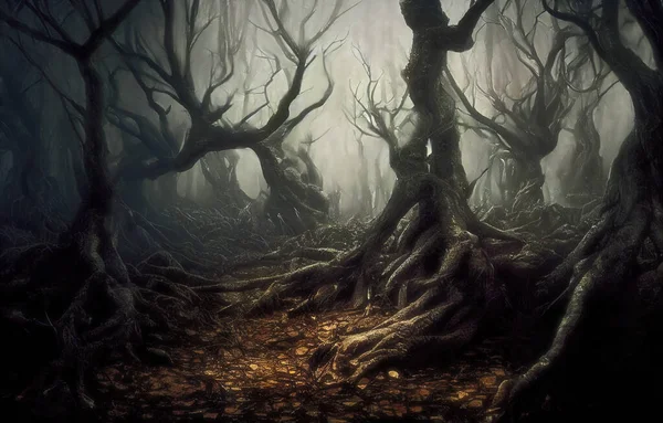 Eerie forest Stock Photos, Royalty Free Eerie forest Images | Depositphotos