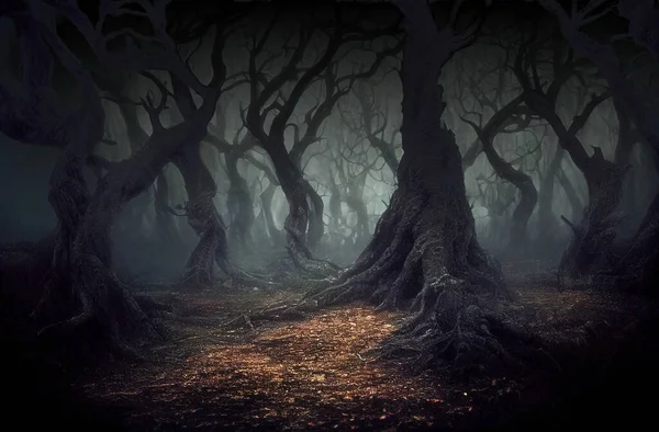Horror forest Stock Photos, Royalty Free Horror forest Images | Depositphotos