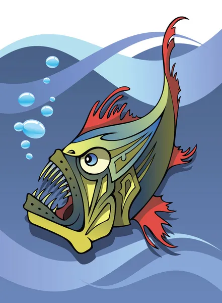 Mechanical fish — Stock Vector © ensiferum #2862176