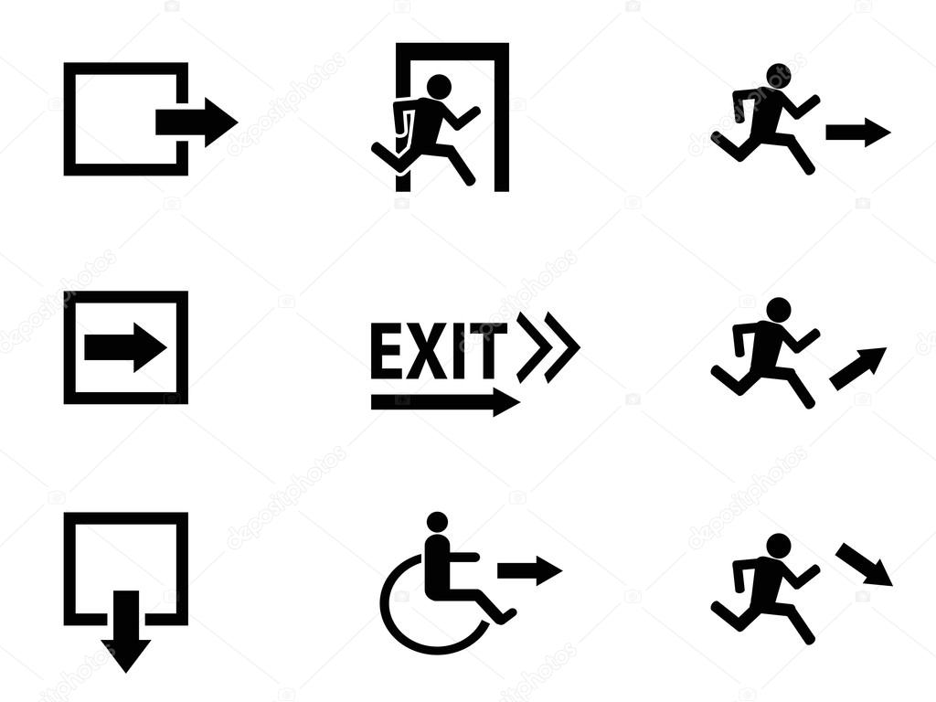 Exit icon — Stock Vector © huhulin #26596109 Exit icon — Stock Vector © huhulin #26596109