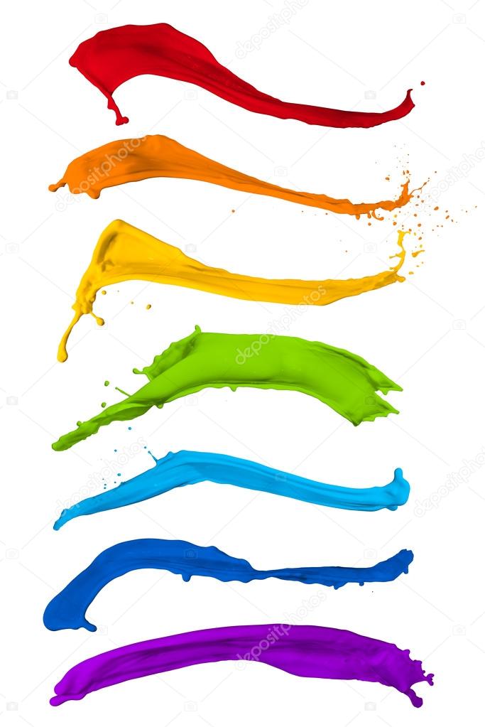 Paint splash collection Stock Photo by ©kubais 29438829