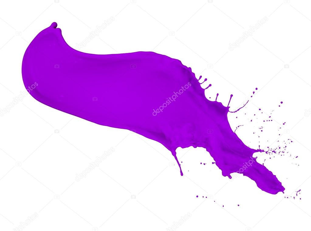 Purple paint splash — Stock Photo © kubais #30130929