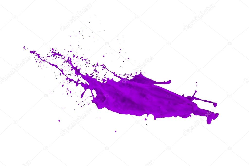 Purple paint splash Stock Photo by ©kubais 33949079