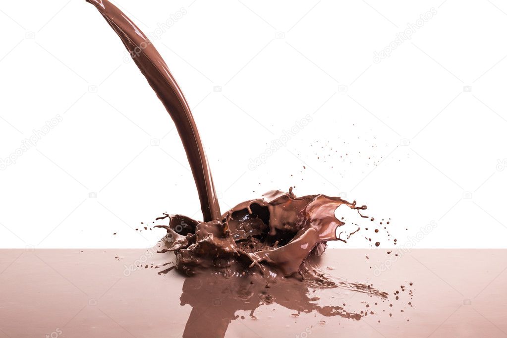 Hot chocolate splash Stock Photo by ©kubais 35404855