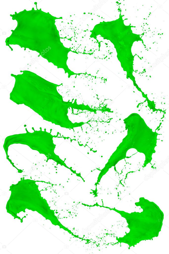 Paint splash collection Stock Photo by ©kubais 35412815