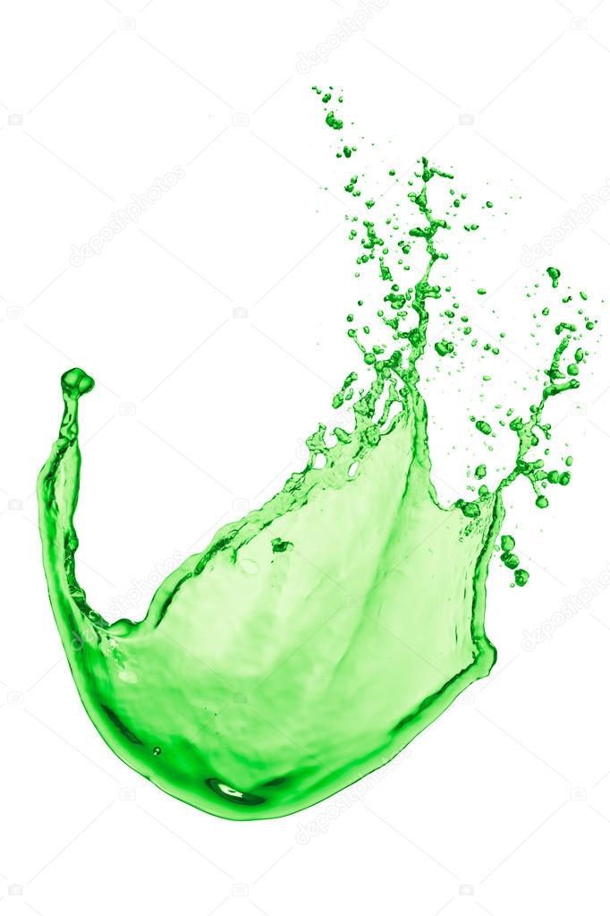 Green liquid splash Stock Photo by ©kubais 44251277