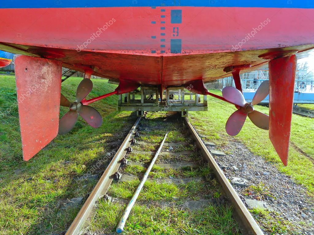 Old boat on a Slipway — Stock Photo © ramvseb #12148643