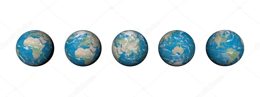 Five continents Stock Photos & Royalty-Free Images | Depositphotos