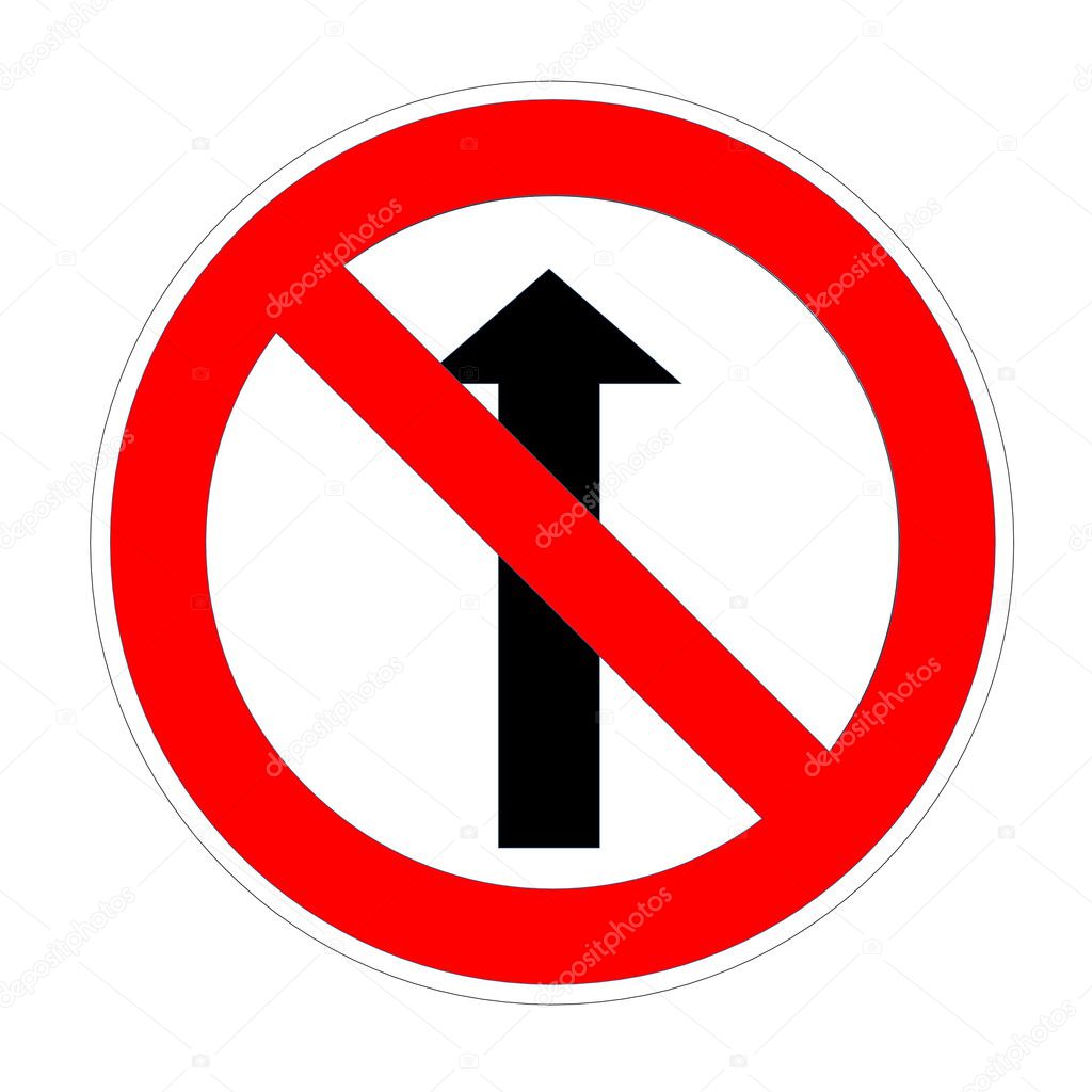 Do not go straight sign — Stock Photo © Elenarts #31710045
