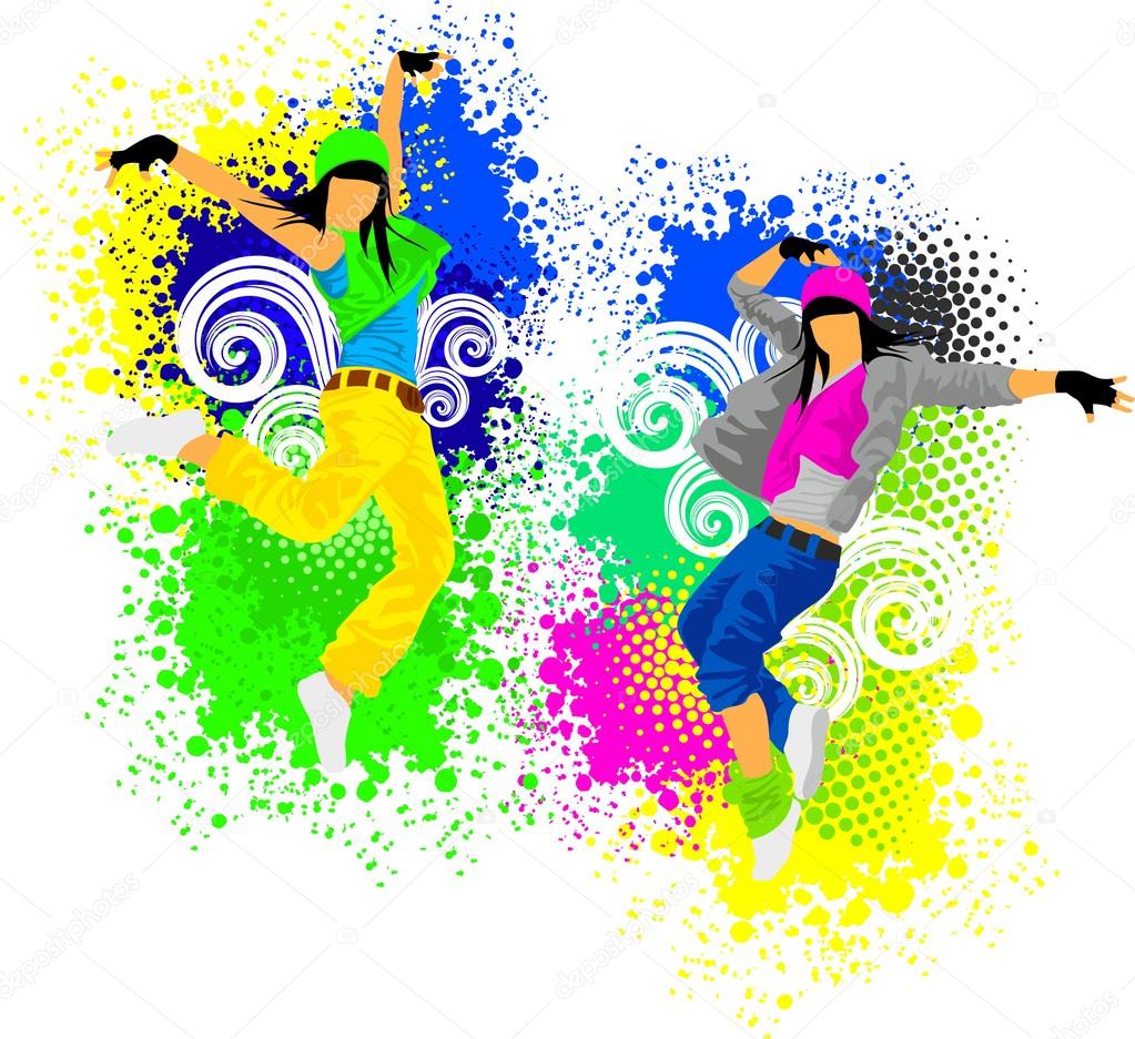 Hip hop Stock Illustration by ©ElizaLIV #18959831