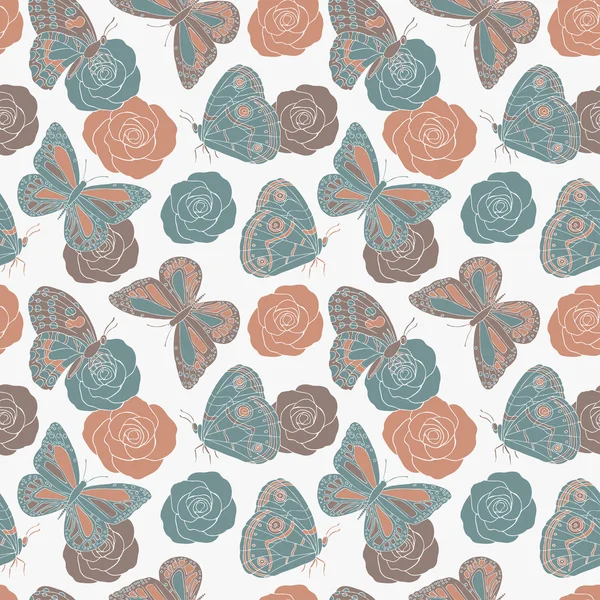 Butterfly seamless background Stock Vector by ©texturis #34300363