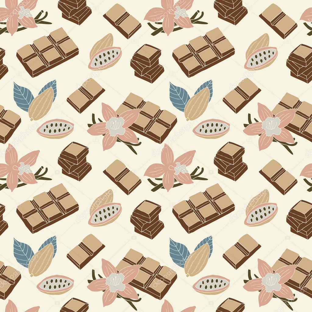 Chocolate seamless pattern Stock Vector Image by ©texturis #34453539