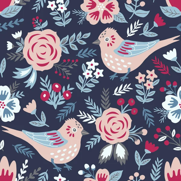 Bird seamless pattern. Stock Vector by ©texturis 41257799