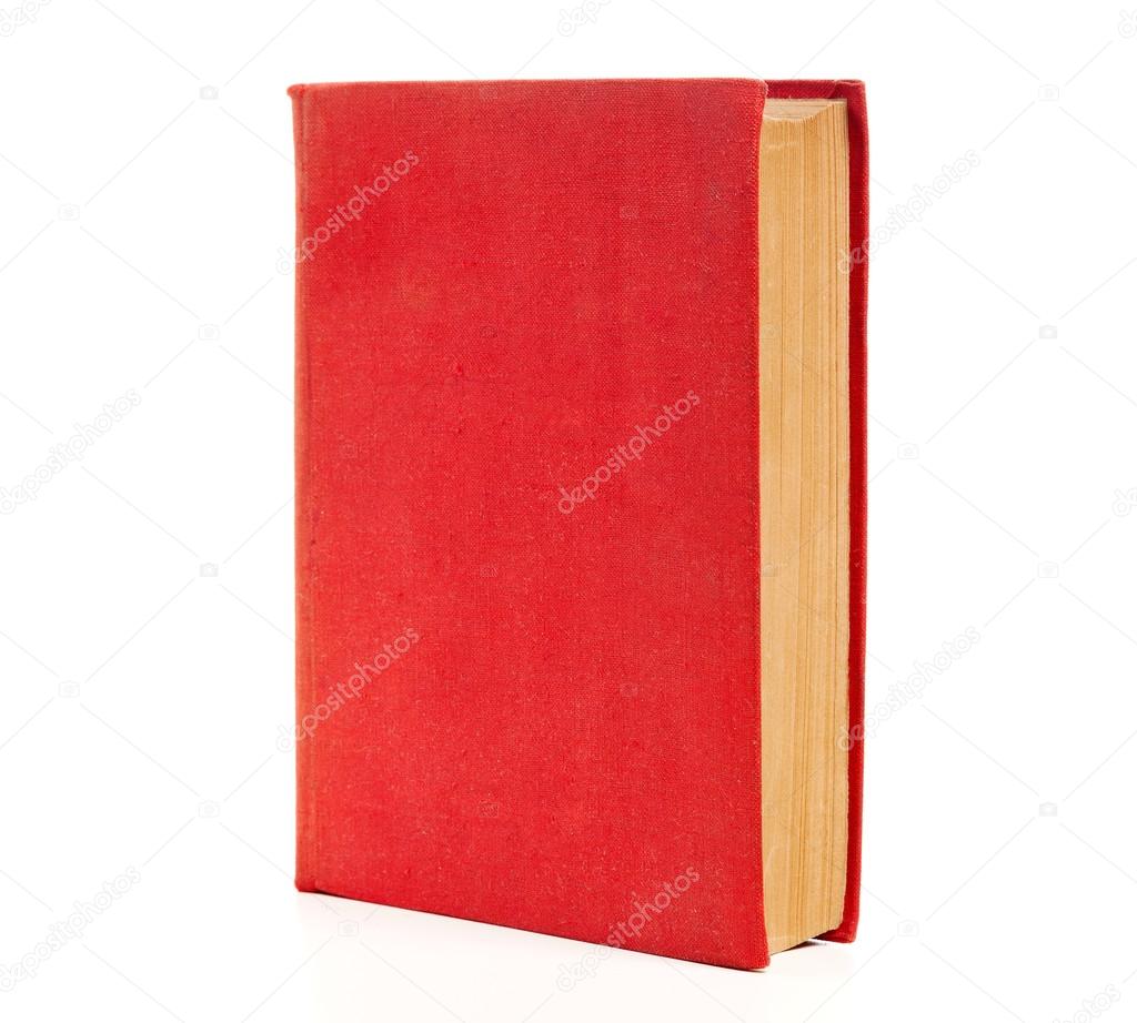 Red book isolated on white background Stock Photo by ©gdolgikh 49424577