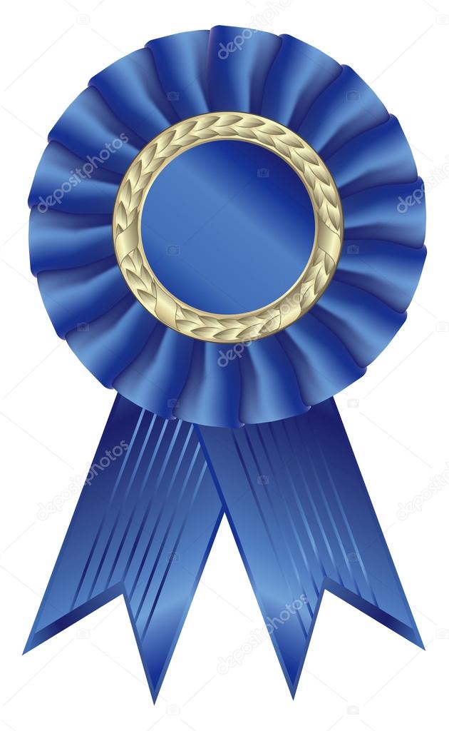 Blue ribbon award Stock Vector Image by ©halina_photo #36671281