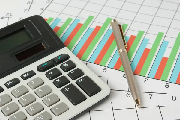 Calculation and analysis of graphs and charts Stock Photo by ...