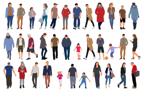 Colored people Vector Art Stock Images | Depositphotos