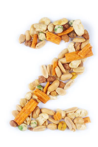 Number made from nuts — Stock Photo © zhudifeng #16028887