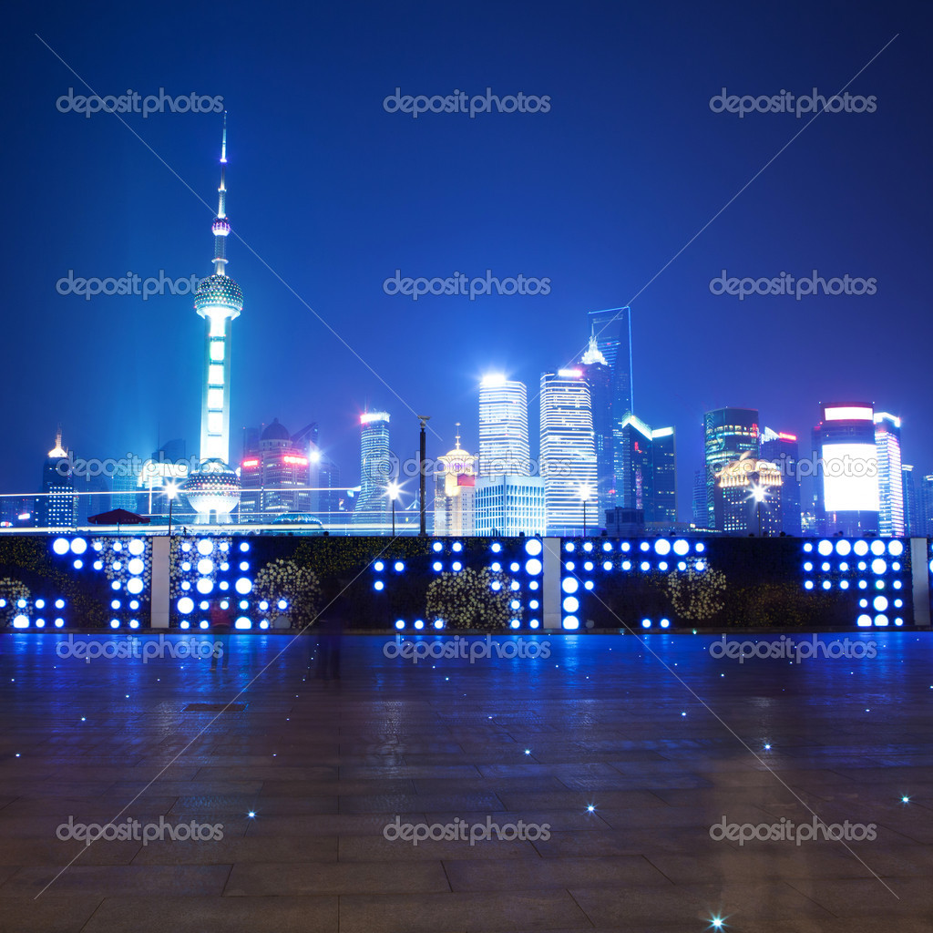 Night scene of shanghai — Stock Photo © zhudifeng #16029339