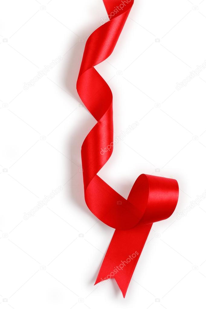 Red ribbon — Stock Photo © zhudifeng #19523501