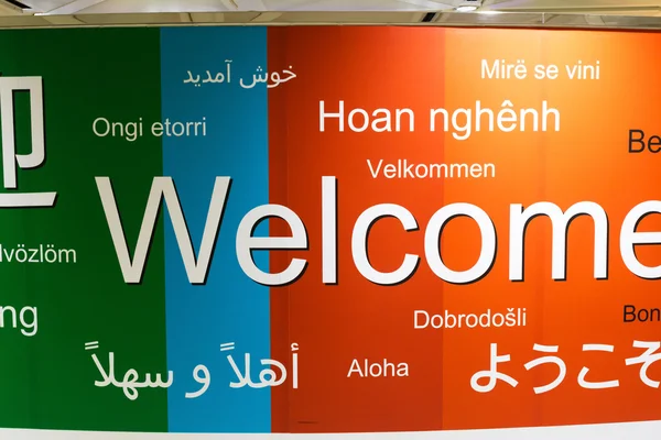 Welcome In Different Languages Banner