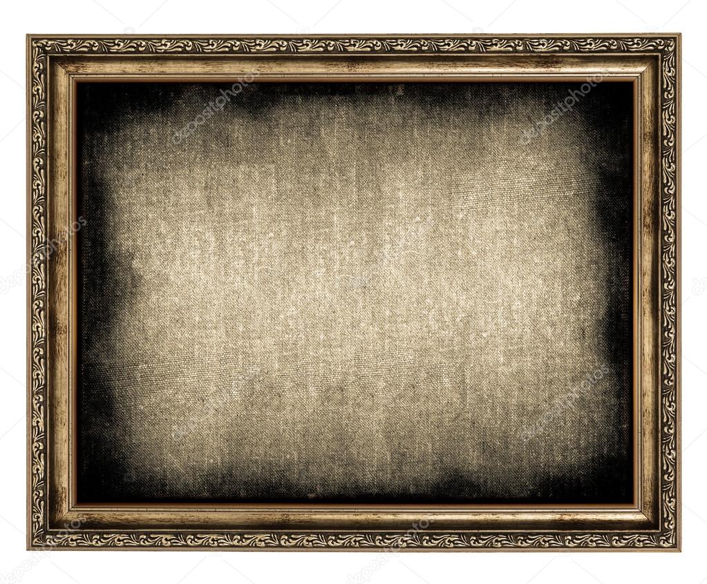 Frame with empty canvas Stock Photo by ©yoka66 25110065