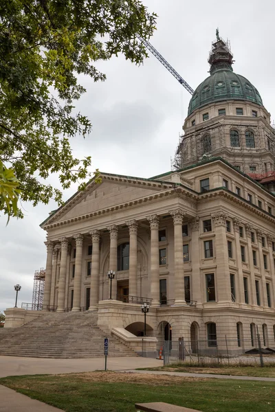 Kansas State House and Capitol Building in Topeka, KS — Stock Photo ...