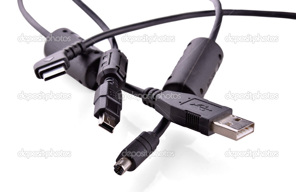 Cable USB connectors Stock Photo by ©begemot_30 13557557