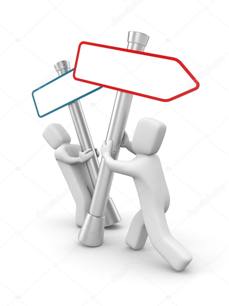 Change of directions Stock Photo by ©Pixelery.com 14057955