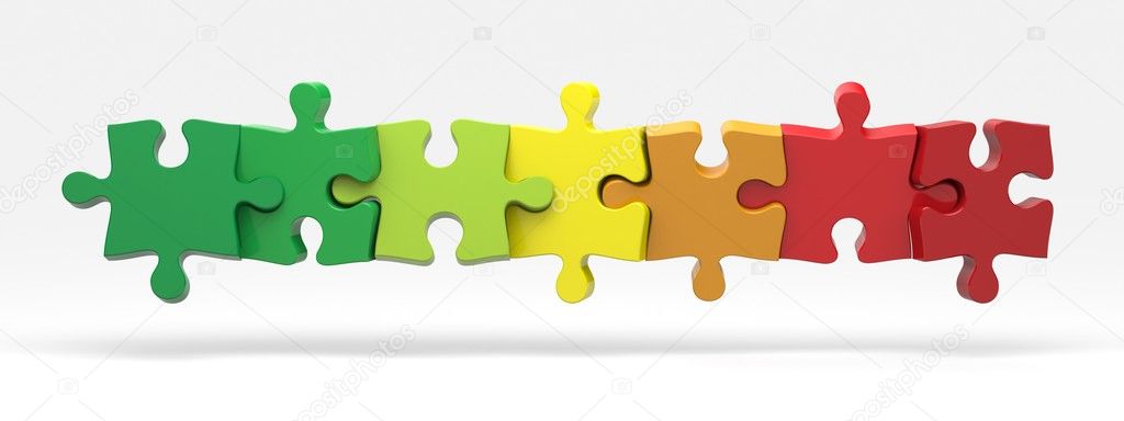 Jigsaw puzzles — Stock Photo © Pixelery.com #19389565