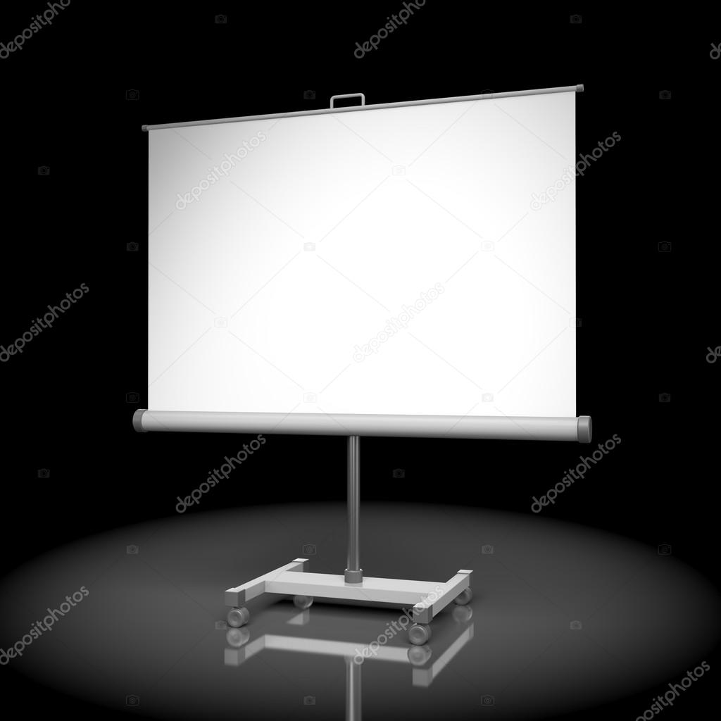 Projection screen or whiteboard — Stock Photo © Pixelery.com #22757028