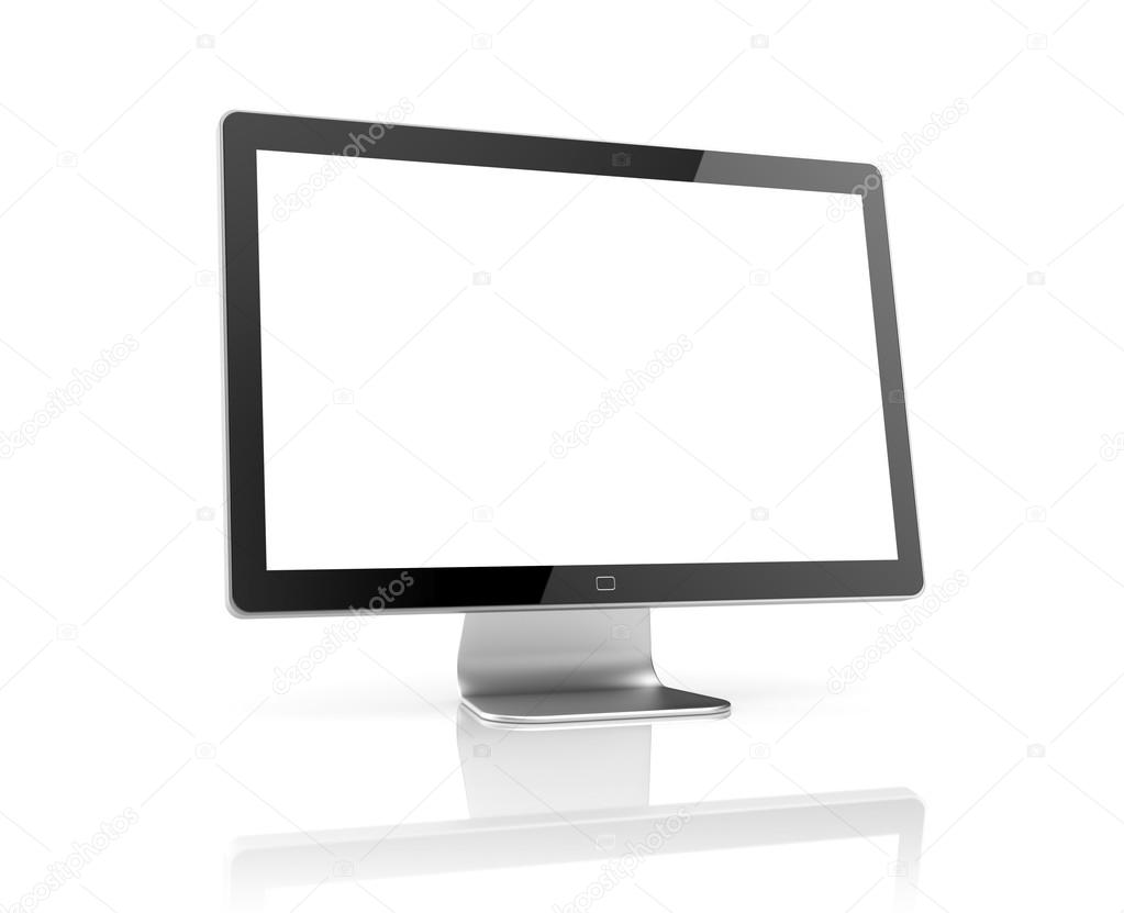 Computer Monitor with reflection — Stock Photo © Pixelery.com #24642905