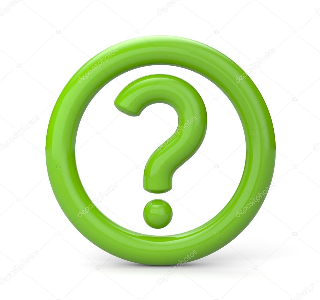 signo de pregunta verde — Foto de stock © Pixelery.com #25193445