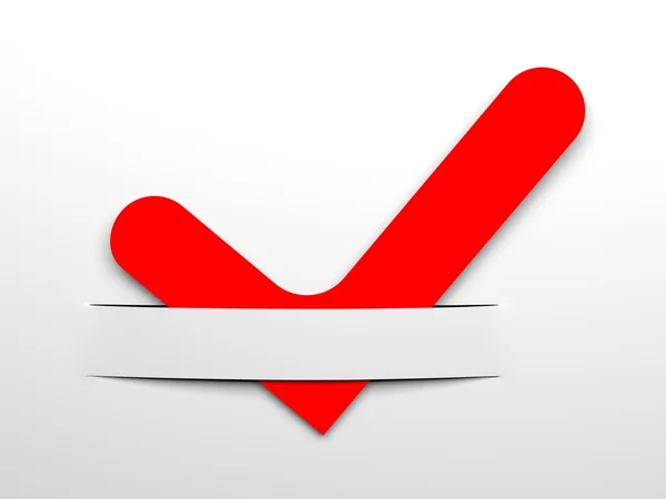 Check mark. White check mark Stock Photo by ©Pixelery.com 160439460