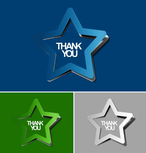 Thank you sticker Vector Art Stock Images | Depositphotos