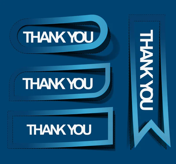 Thank you sticker Vector Art Stock Images | Depositphotos