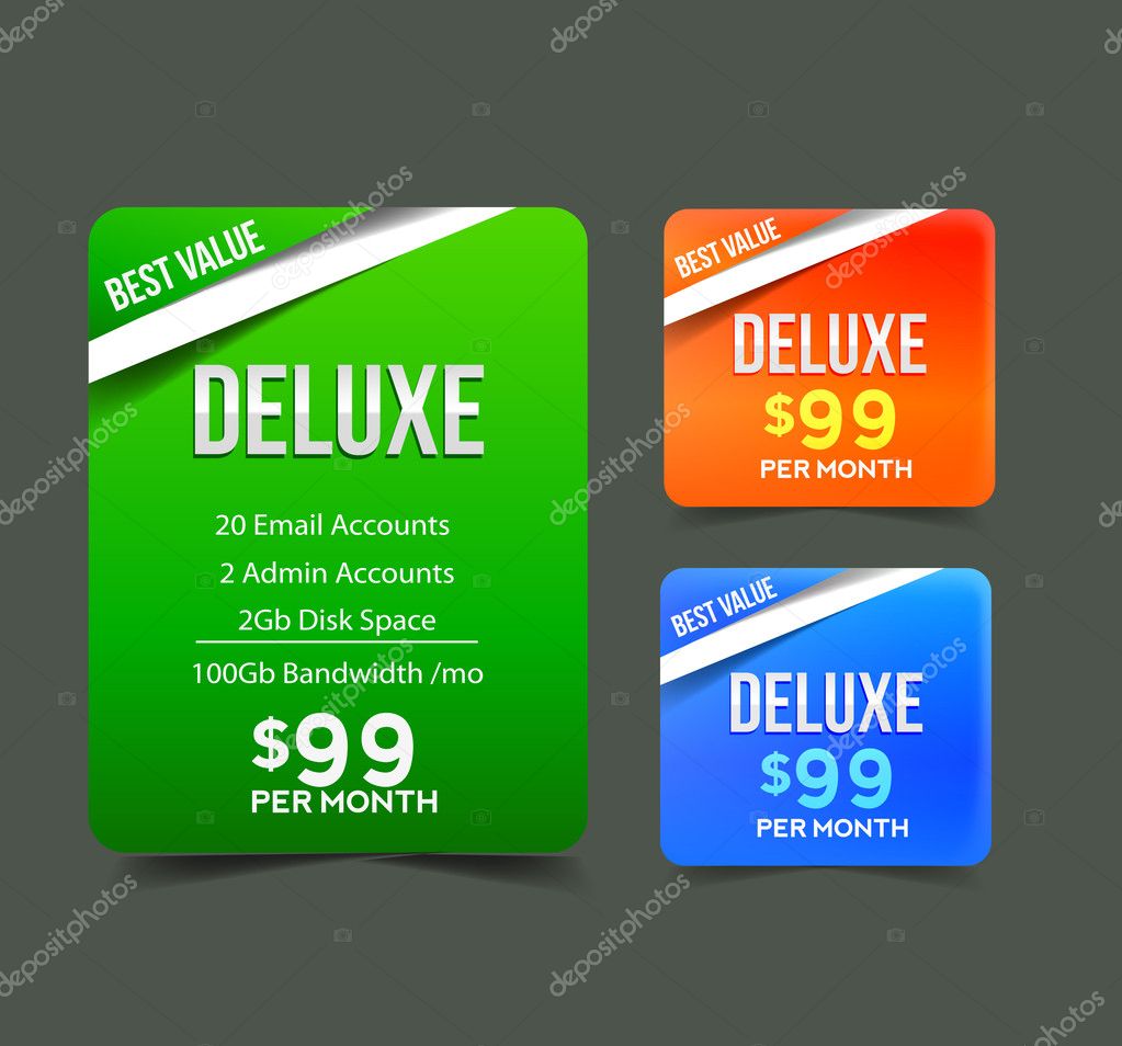 Plantilla de diseño de menú de precio moderno Vector de stock por ...