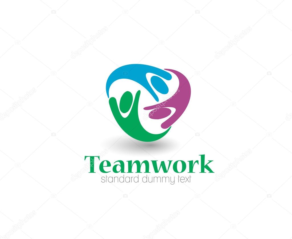 Symbol of Teamwork Stock Vector Image by ©redshinestudio #44147171