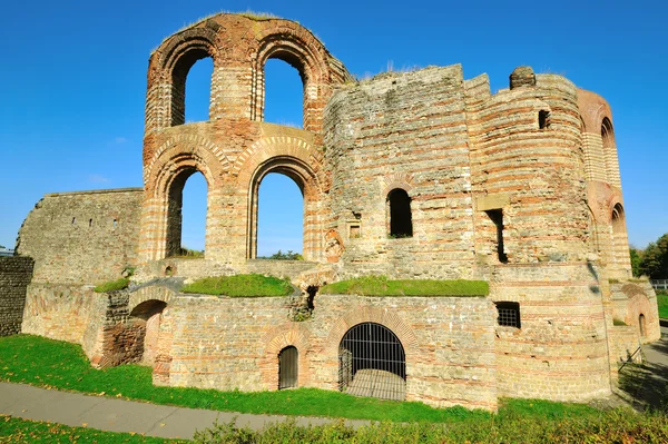Ruins of ancient Roman Imperial Baths in Trier Stock Photo by ©pajche ...