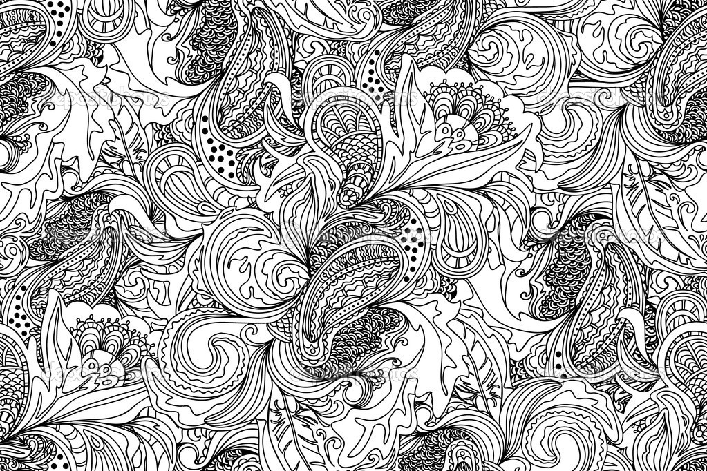 Abstract doodles pattern — Stock Vector © yaskii #19115373