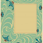 Art nouveau frame Stock Vector Image by ©jannet #5561181
