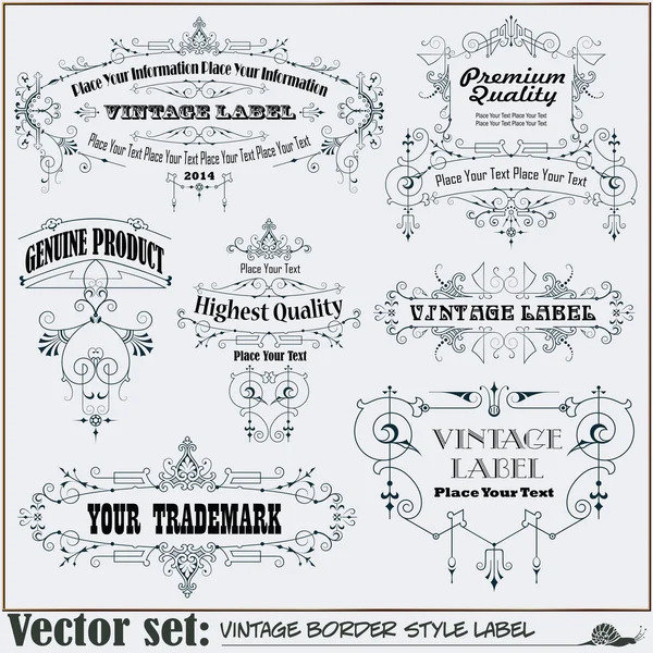 Border style labels on different topics Stock Vector Image by ©bomg11 ...
