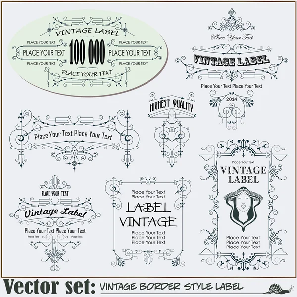 Border style labels on different topics Stock Vector Image by ©bomg11 ...