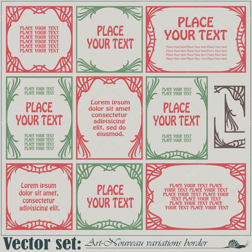 Border style labels on different topics Stock Vector by ©bomg11 51055809