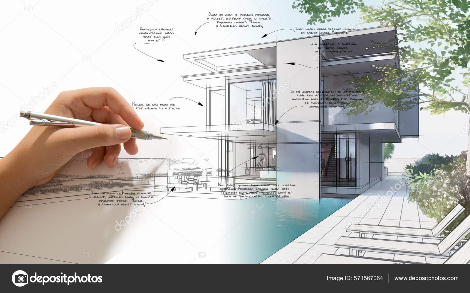Architectural Hand Renderings