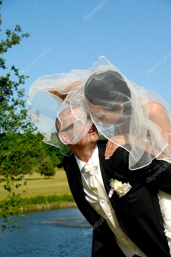 Bride and groom Stock Photo by ©c-foto 13545048