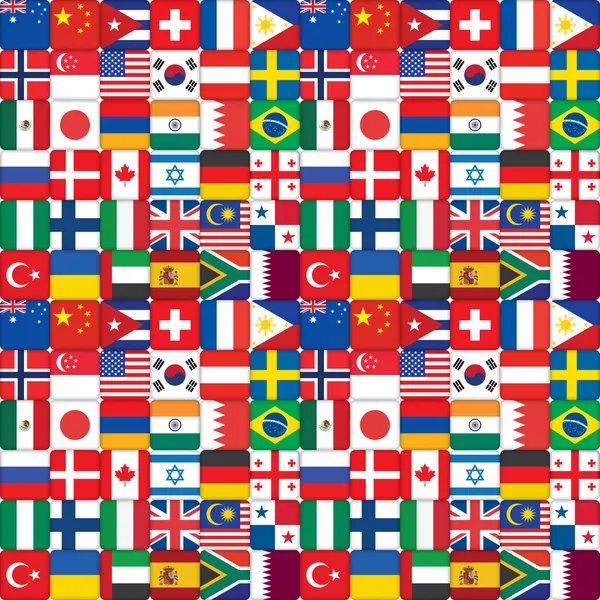 World flags background — Stock Vector © romantiche #107302620